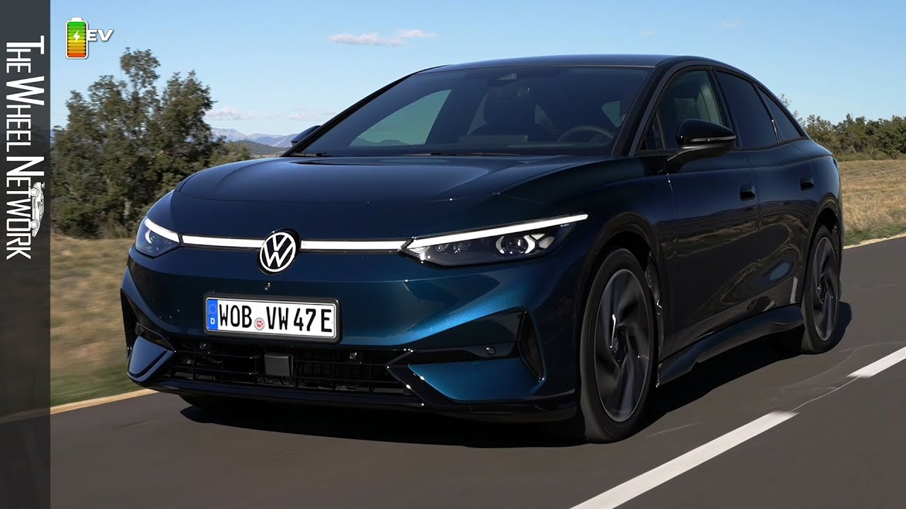 2024 Volkswagen ID.7 Pro | Aquamarine Blue Metallic | Driving, Interior ...