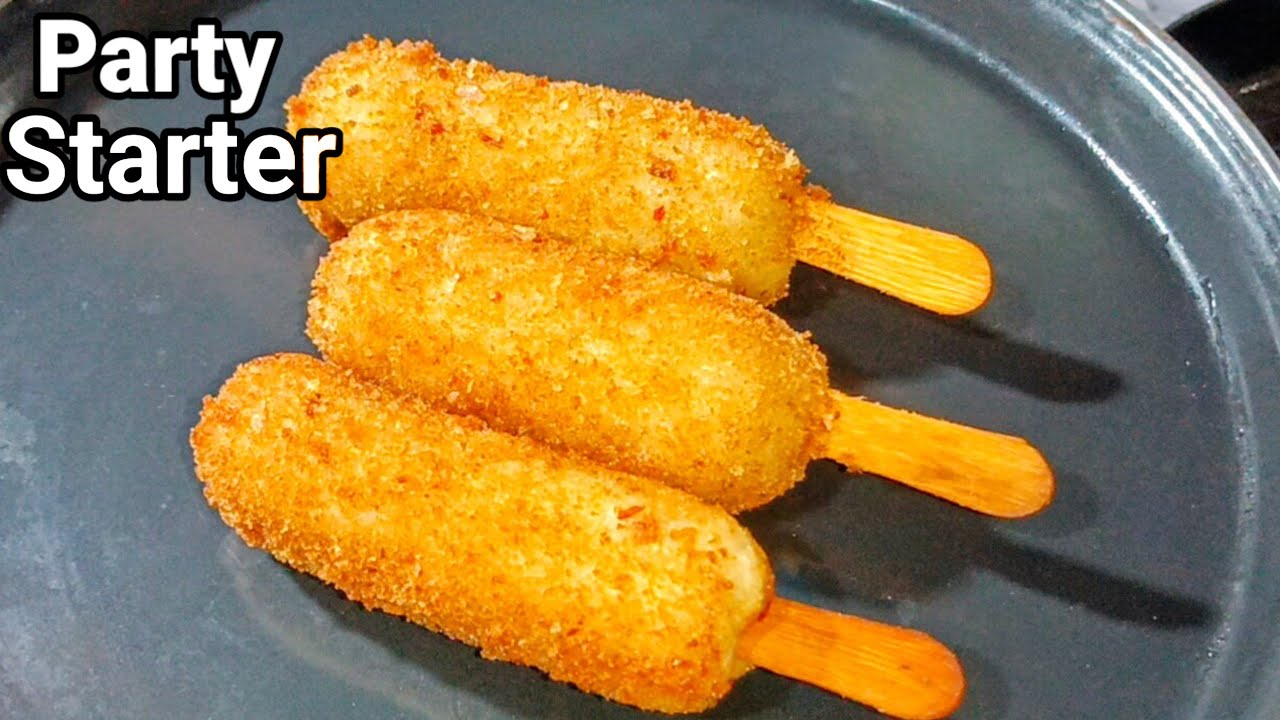 Bread ice sticks cutlet | kids special recipe | Party starter recipe ...