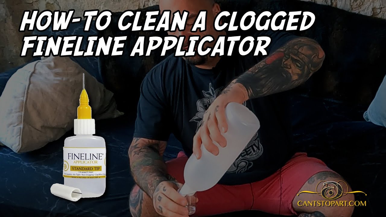 How-To Clean A Clogged Fineline Applicator | Cant Stop Art - YouTube