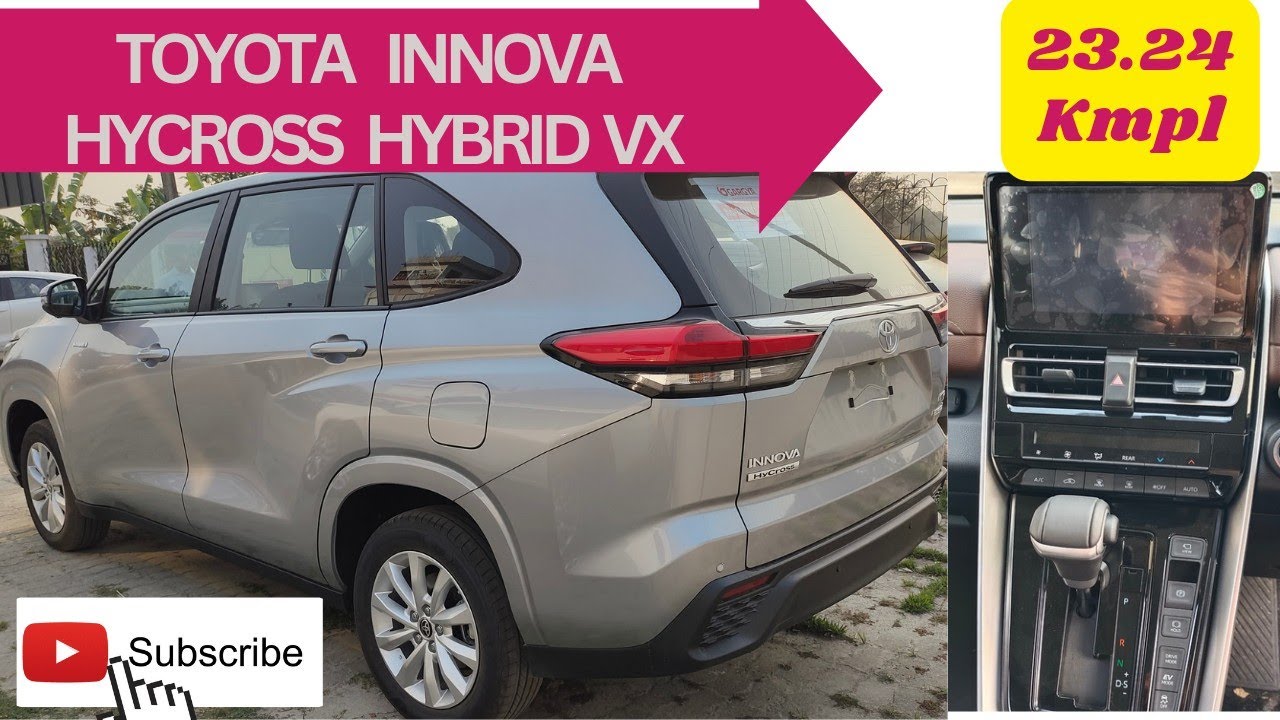 New Innova HyCross VX: Luxury Meets Comfort and Technology! - YouTube