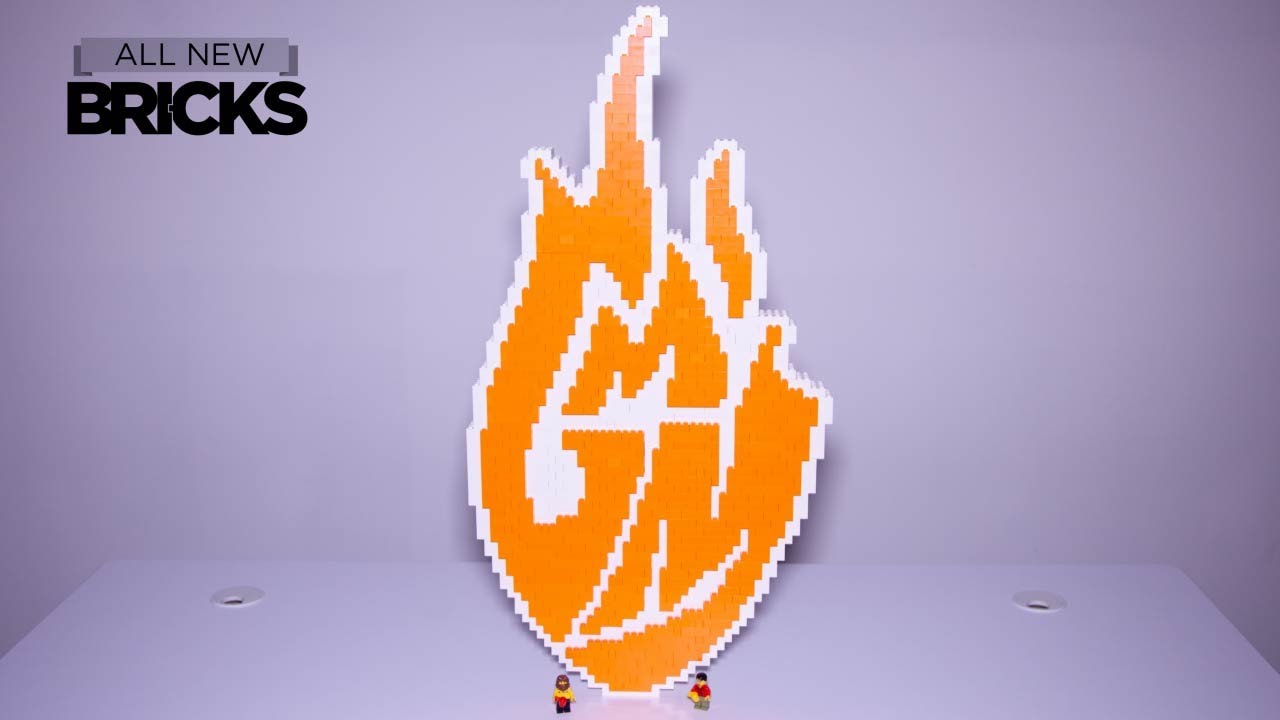 Good Mythical Morning Logo made out of LEGO that was used on the GMM ...