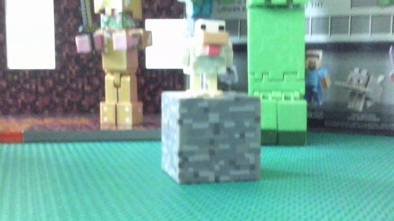 Lucas minecraft action figure collection - YouTube