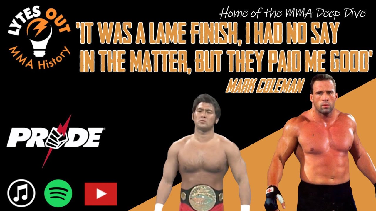 FIXED Pride FC Fight! - Mark Coleman vs Nobuhiko Takada - YouTube