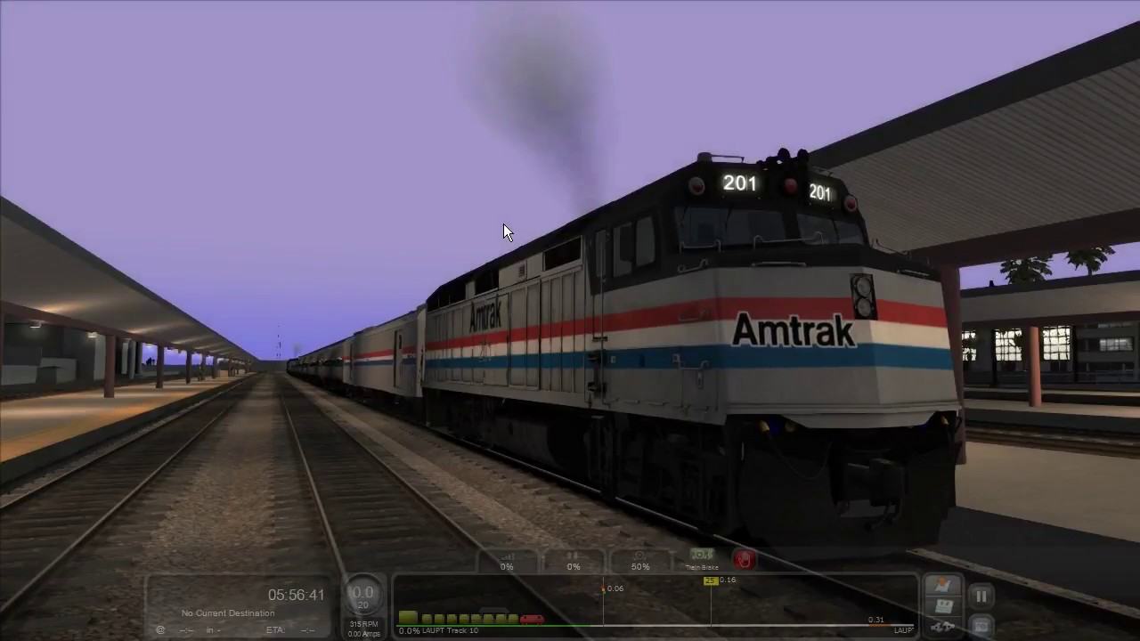 Train Simulator 2018 90's Amtrak San Diegan on the Pacific Surfliner ...