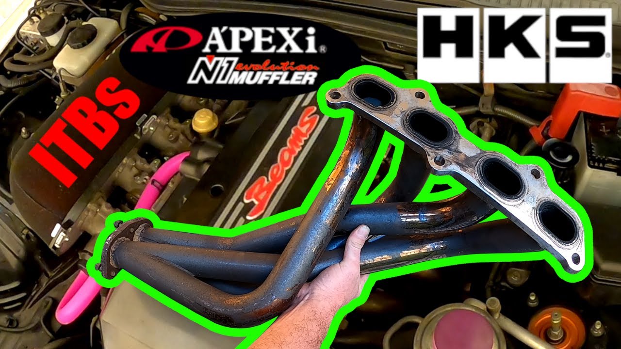 EXHAUST SYSTEM UPGRADE ON MY ALTEZZA WITH ITBs - YouTube