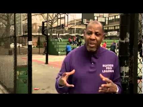 Dr J at Harlem's famed Rucker Park - YouTube
