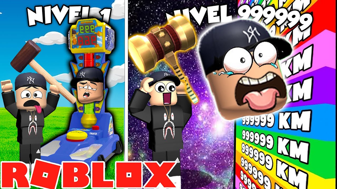 Consigo el Martillo mas Poderoso 🔨 y Vuelo mi Cabeza 😛 al Espacio en Roblox Head Fly Race - YouTube