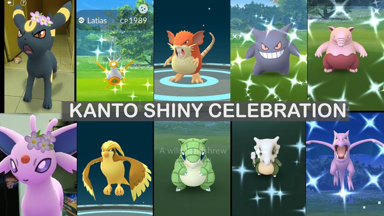That was so Shiny Kanto Event! W/ shiny and 100 iv latias caught. - YouTube