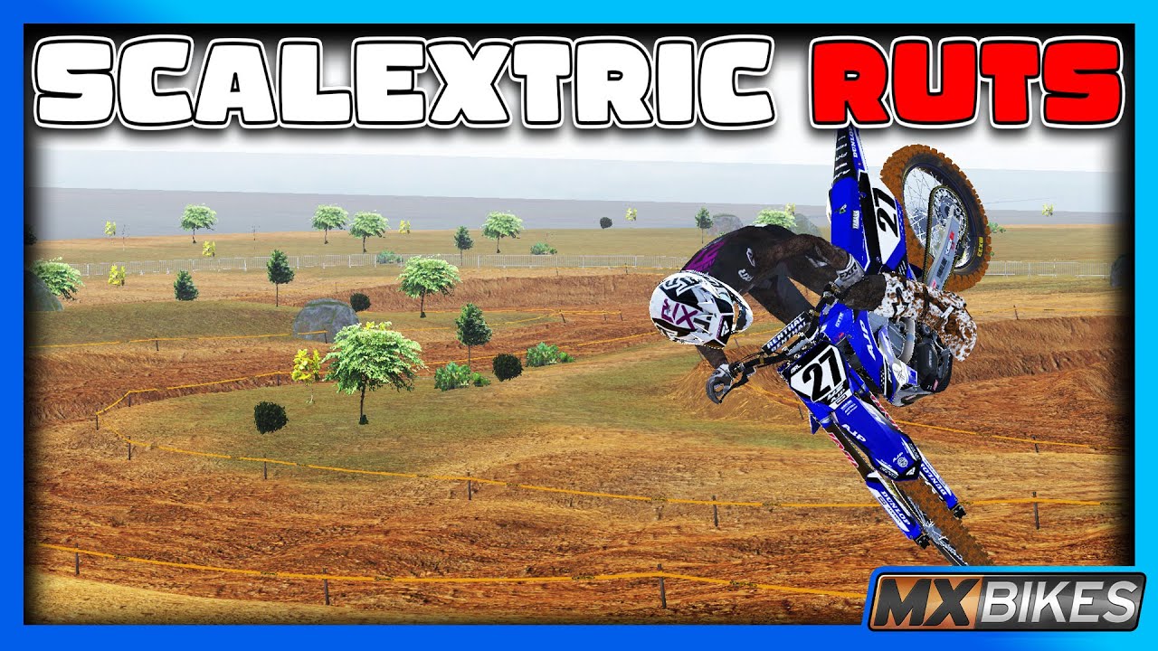 These Ruts Are Like A Scalextric Track In MX Bikes - YouTube