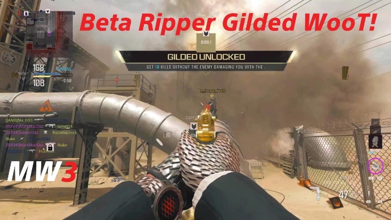 Call of Duty MW3: Ripper Gilded this match. That is 4. The tactical ...