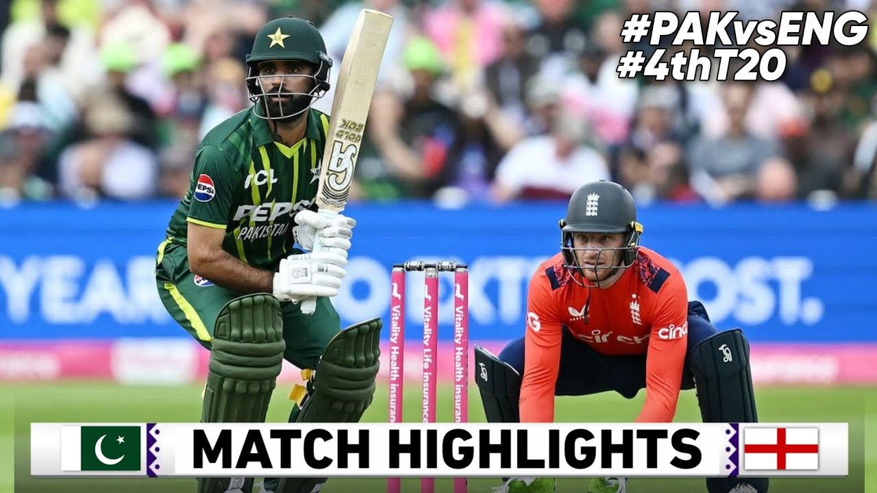 Pakistan vs England 4th T20 2024 Cricket Match Full Highlights Cricket ...