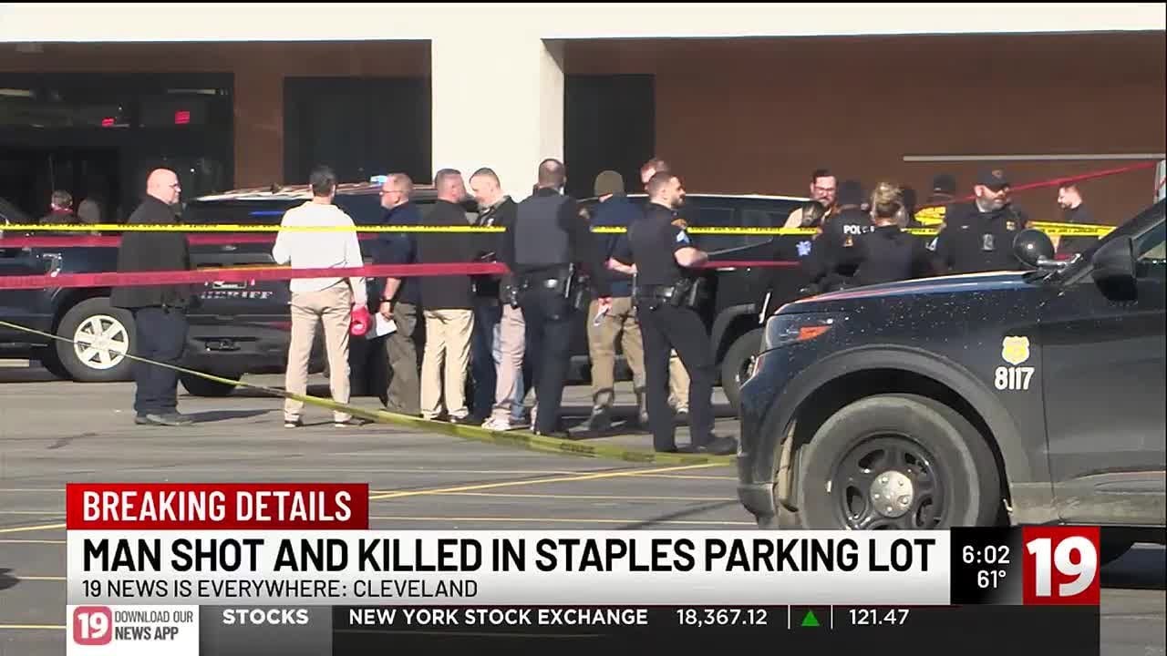 Suspect shot and killed in Cleveland Staples parking lot by officers ...