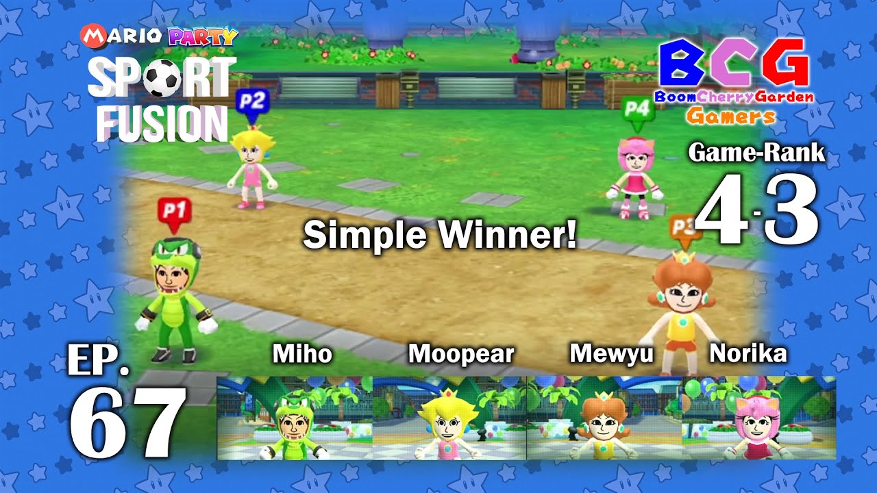 Mario Party Sport Fusion EP 67 - 2nd Mem MD 4 Game 2 - Vector-Peach ...