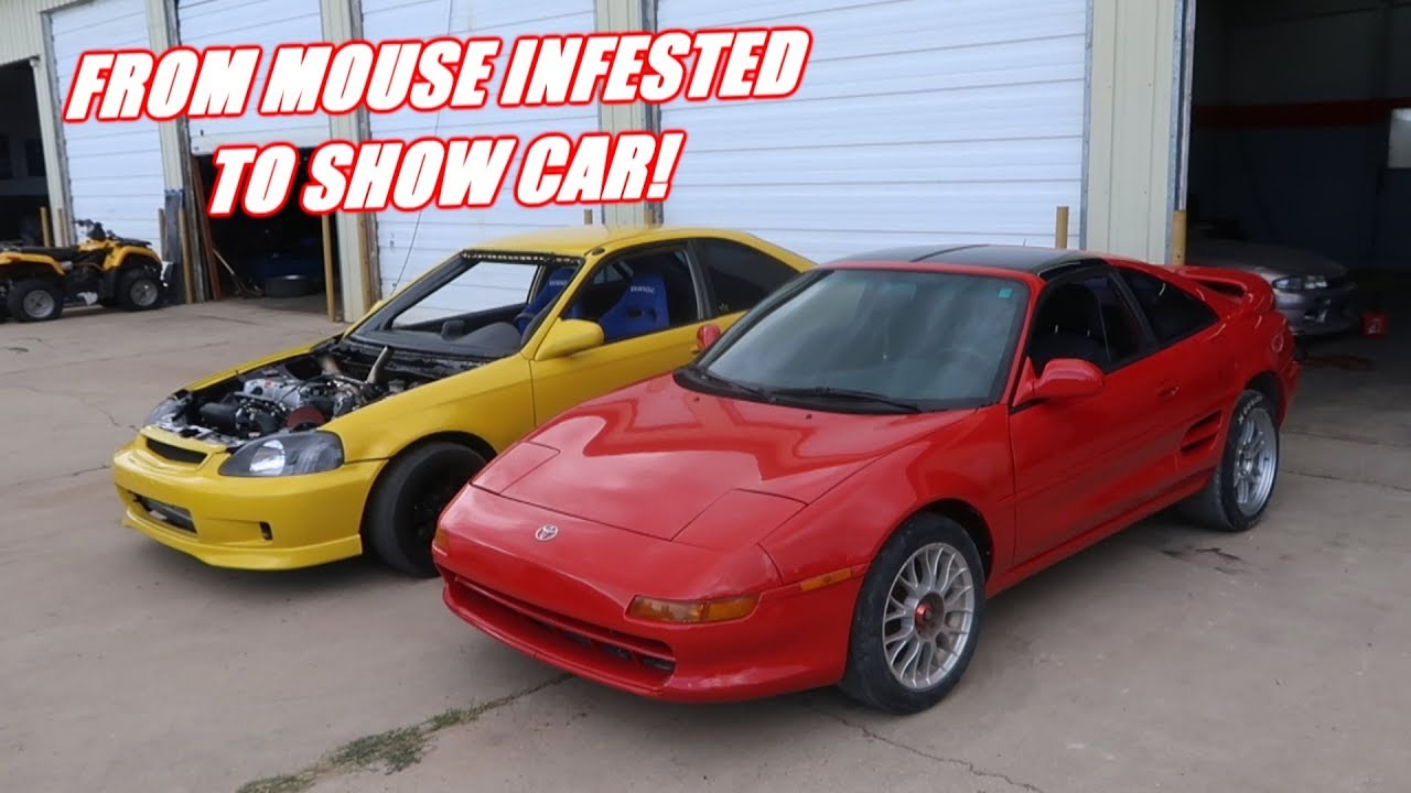$400 Mr2 Is Back From Paint and It Looks SO GOOD! - YouTube