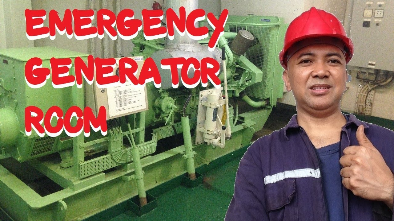 Our ship Emergency Generator Room - YouTube