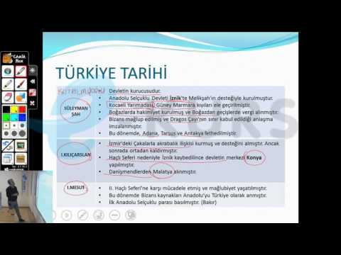 YGS Tarih -  Türkiye Tarihi / nettekurs.com Online YGS Kursu - Uzaktan Eğitim Dershanesi