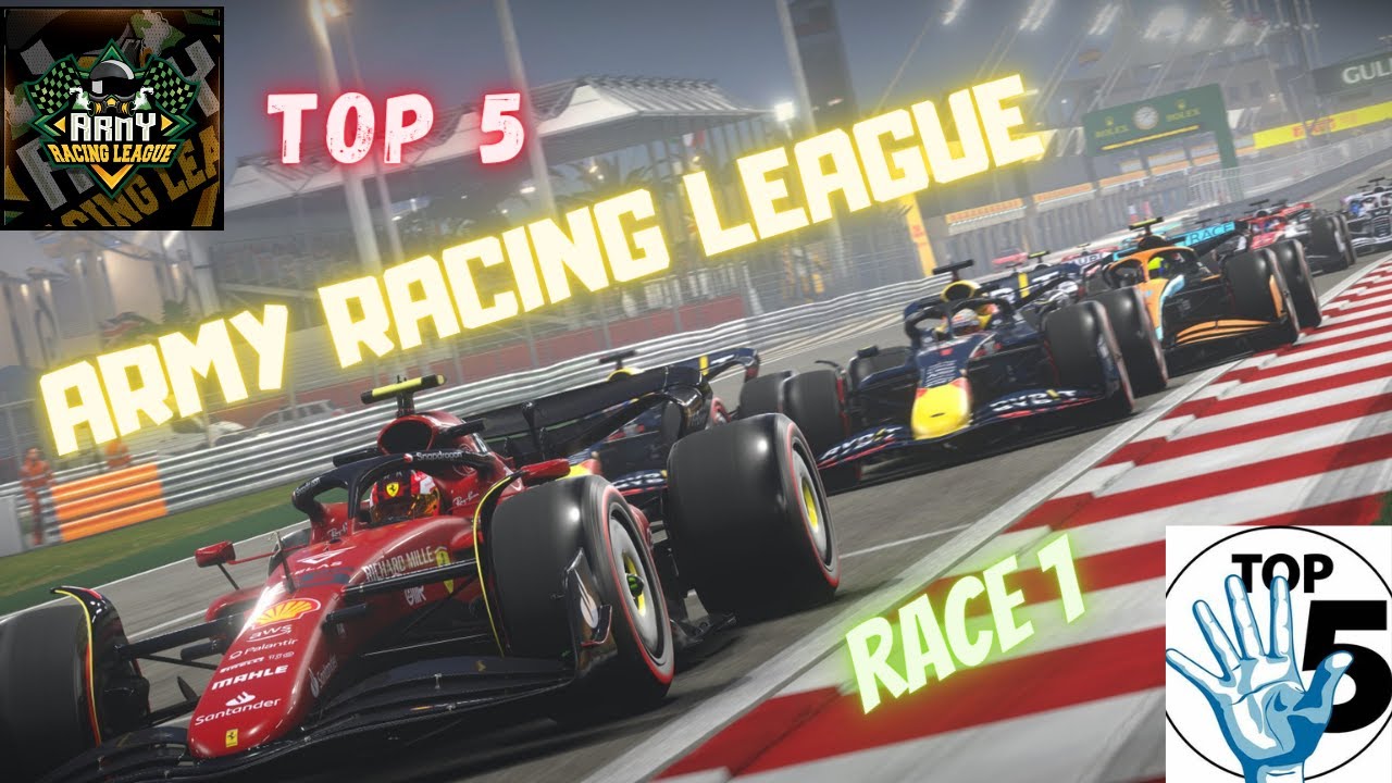 Army Racing League Top 5 Moments of Race 1 #f122 #racing #formula1 #f1 ...