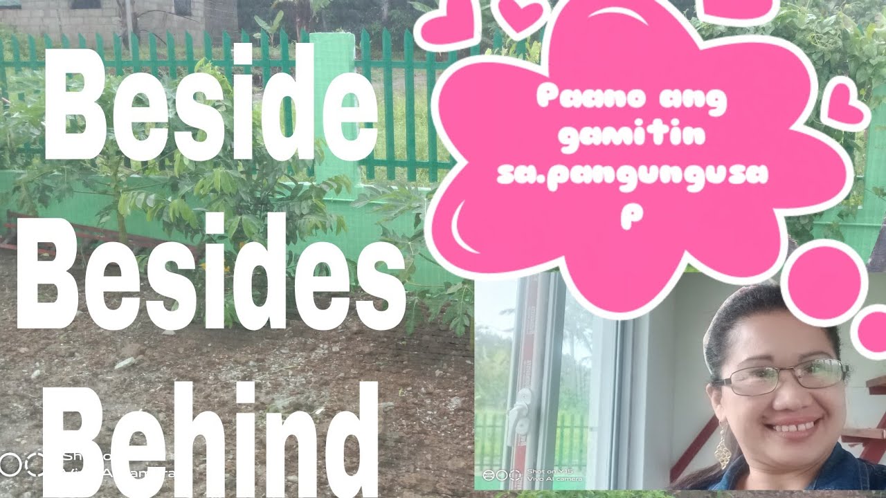 The Preposition Beside/Besides and Behind/English Grammar - YouTube