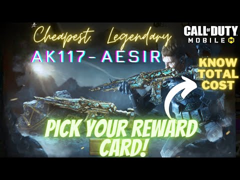 PICK YOUR REWARD CARD CODM | CALL OF DUTY MOBILE | LEGENDARY AK117 ...