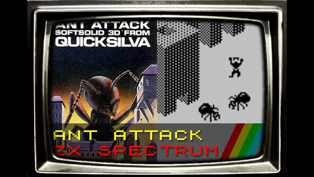 Inept Reviews: Ant Attack ZX Spectrum - Amazing 3D isometric survival game on the 8-Bit machine ...