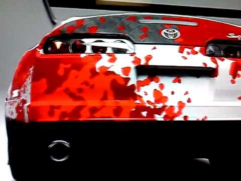 Supra drift custom paint job - YouTube