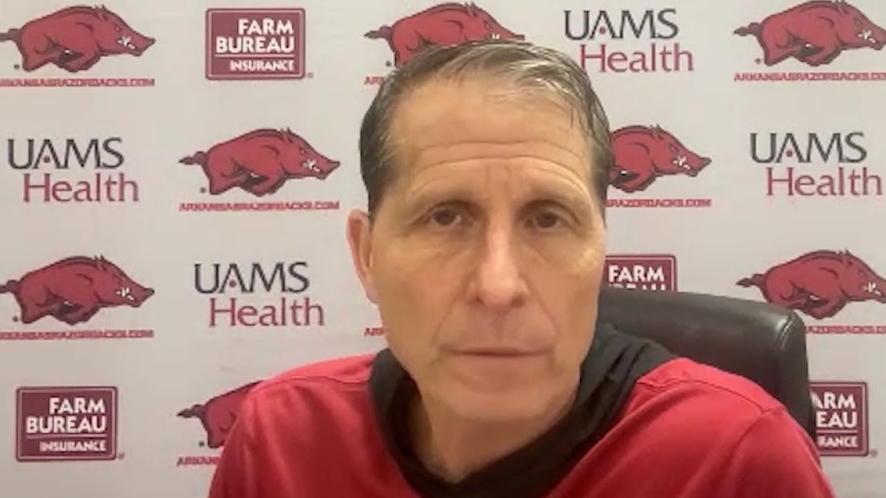 Eric Musselman speaks to media following loss at Ole Miss - YouTube