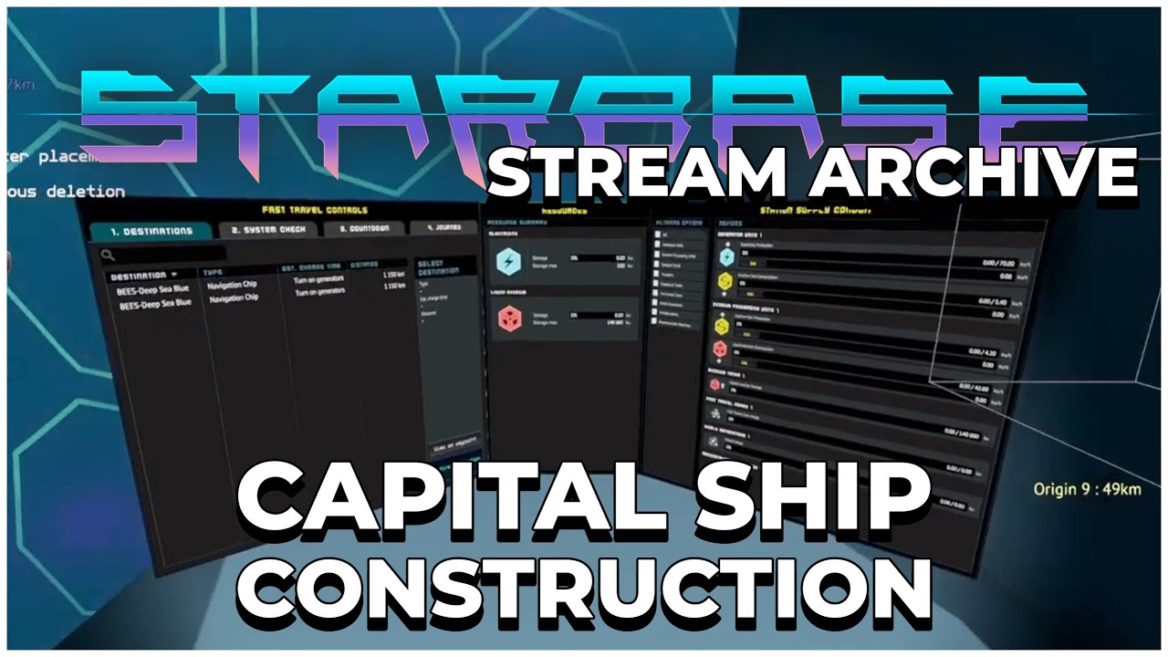 Start of Capital Ship Construction | Starbase | Stream Archive - YouTube
