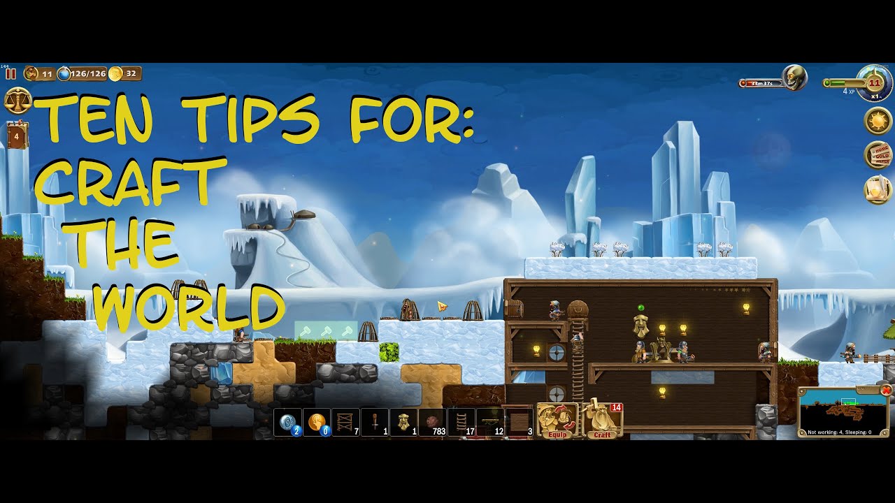 Ten Simple Beginner Tips for Craft the World - YouTube