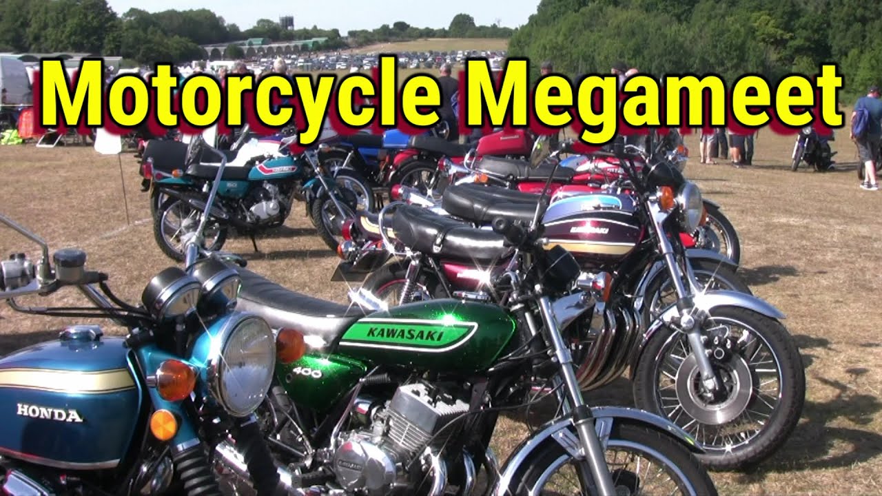 Motorcycle Megameet, Popham Airfield - YouTube