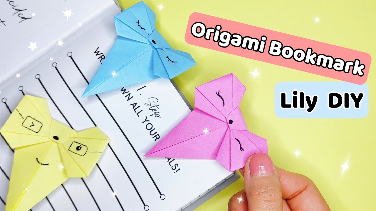 How To Make A Cute Origami Bookmark? The Easiest Way To Fold! - YouTube