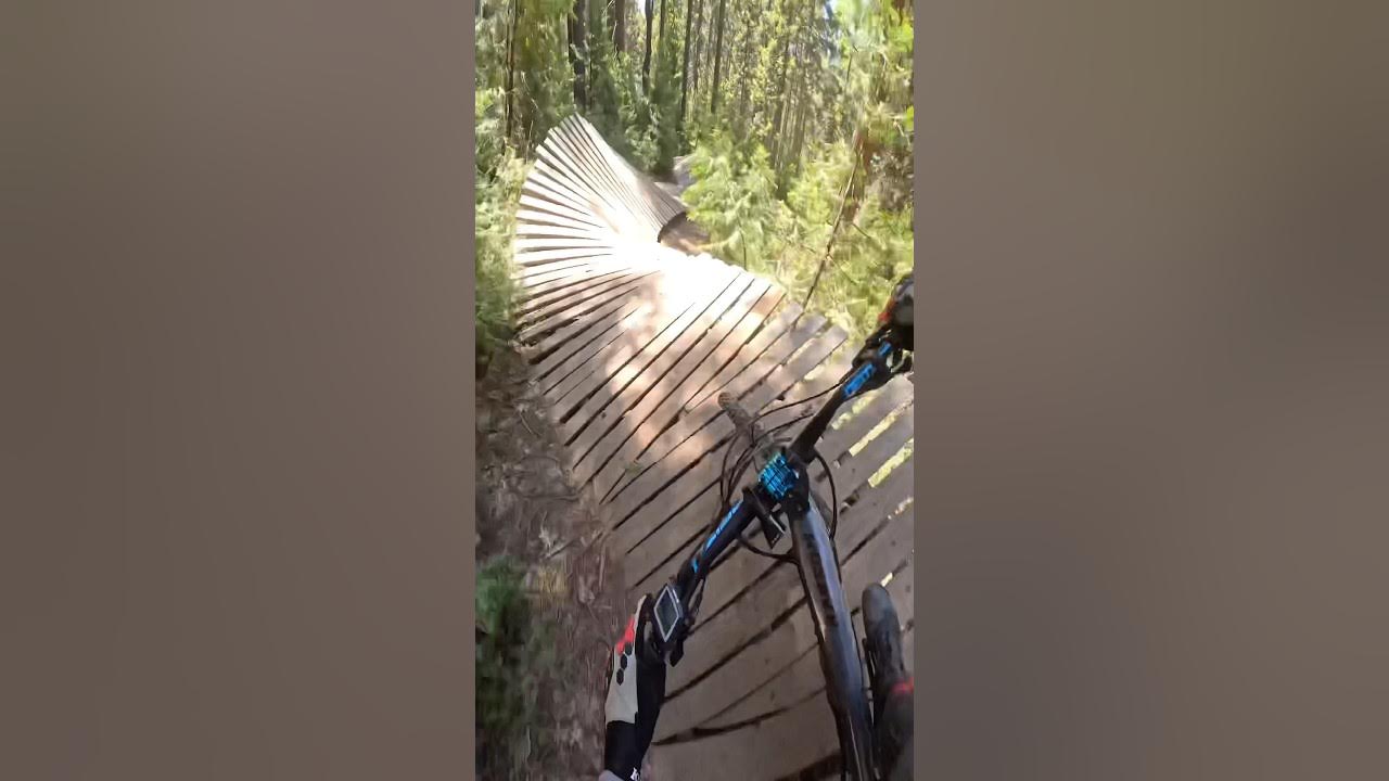 ARROW TRAIL (Sky park Bike Park)Skyforest,Ca. Fast Flowy Wood Features Berms Jumps FUN AF ...