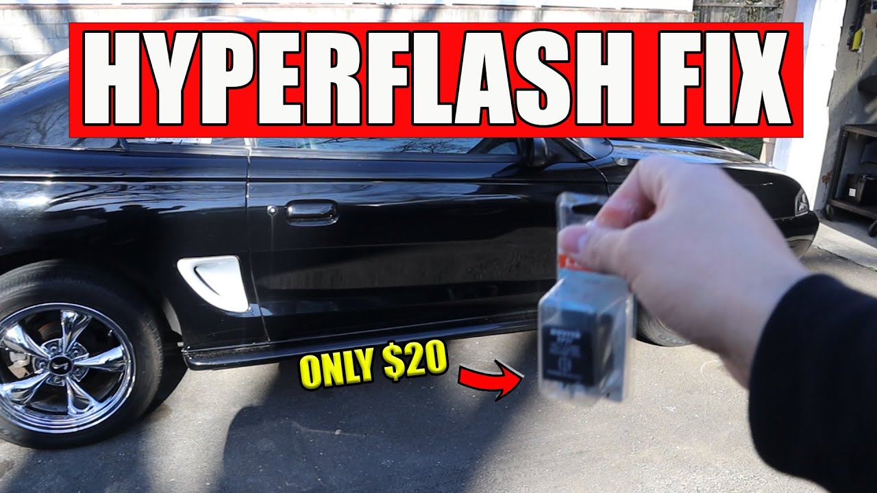 1994-1998 Mustang LED Hyperflash FIX* | NO SPLICING NO TOOLS NO RESISTORS - YouTube