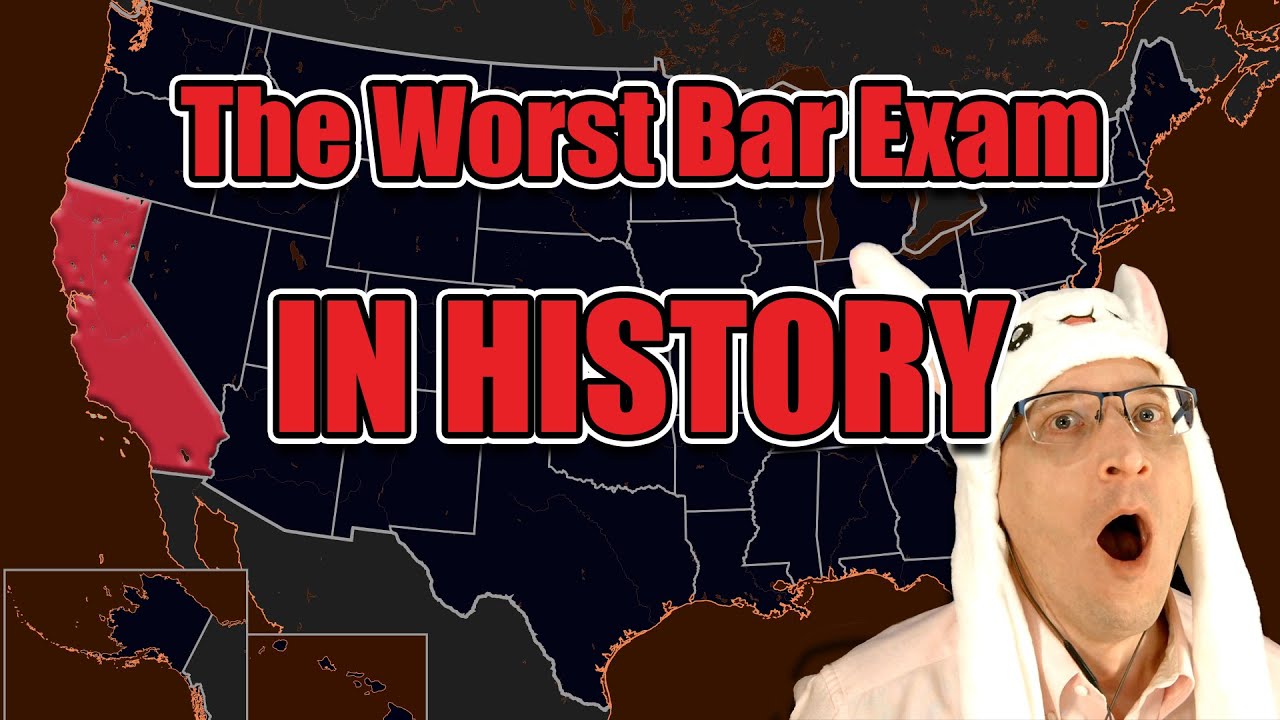 California Just Had The Worst Bar Exam Ever - YouTube