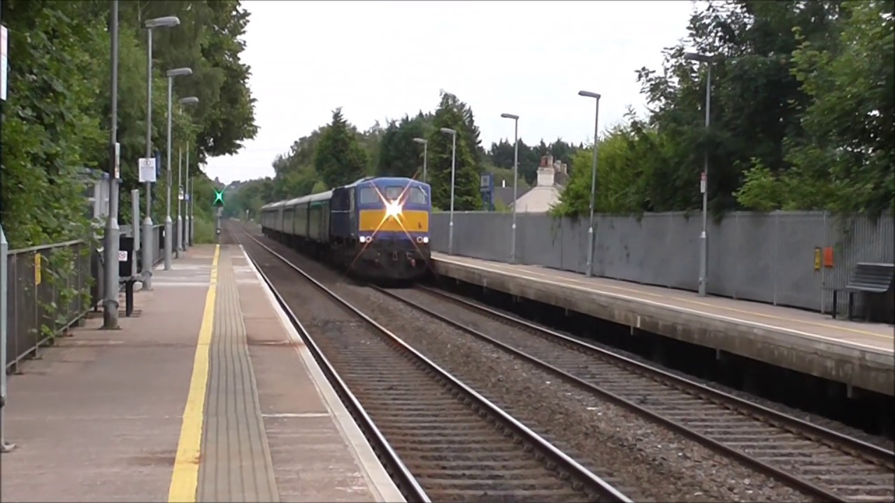 Nir 111 class loco 112 on Steam & Jazz passing Derriaghy 6/7/18 - YouTube