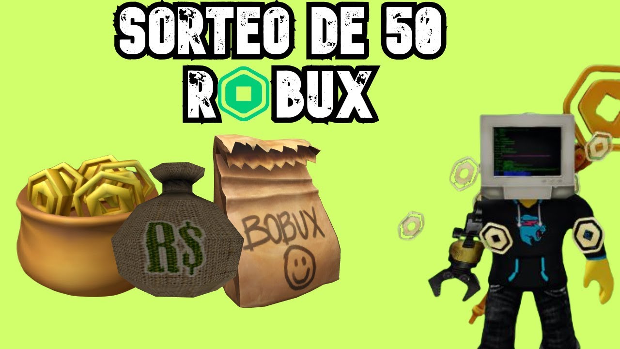 ¡SORTEO DE 50 ROBUX! - YouTube