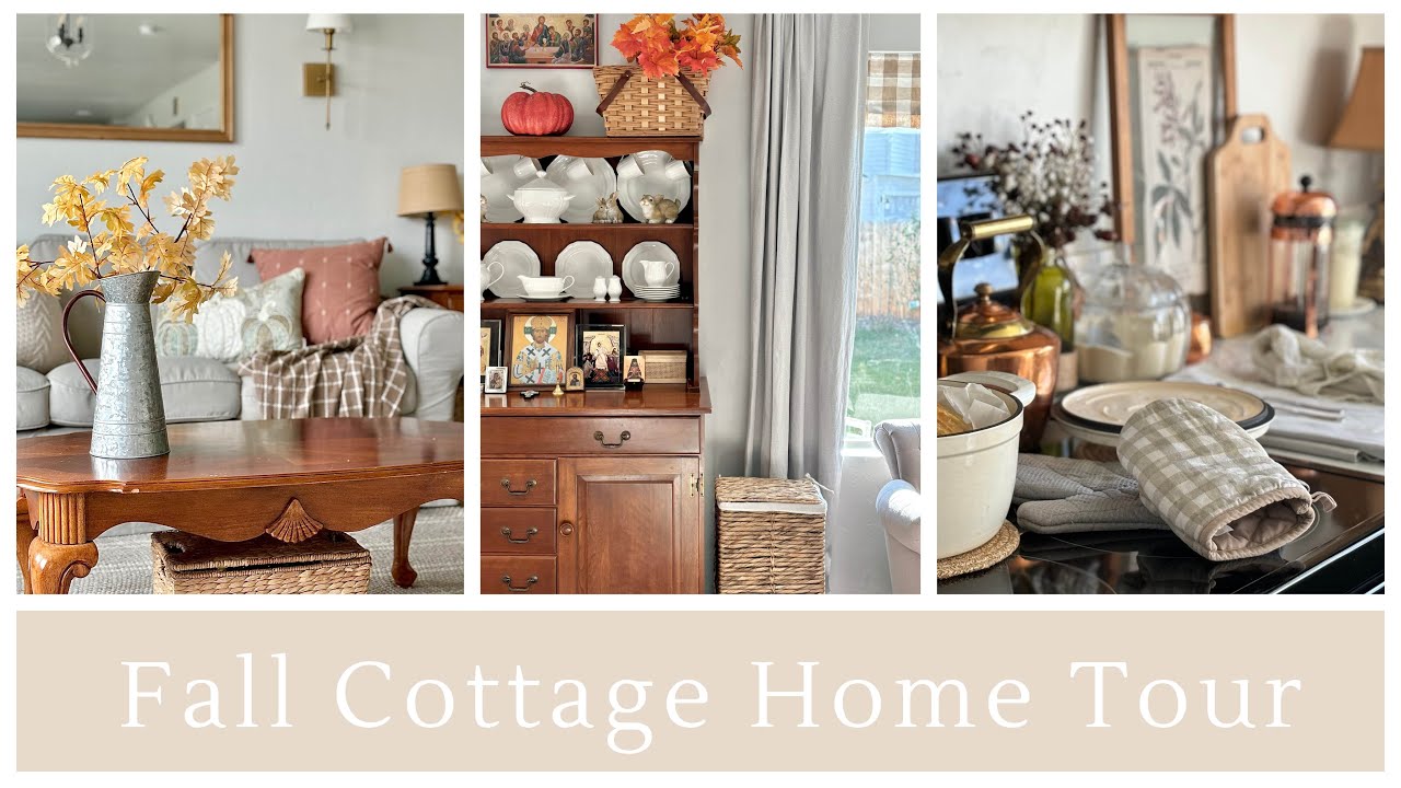 Fall Cottage Home Tour 2024| Charming & Affordable Decorating| Cozy ...