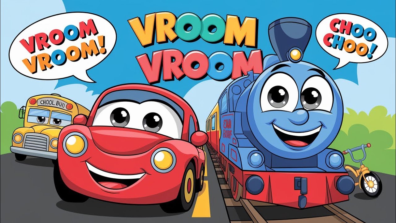 Vroom Vroom | Super Simple Songs | Car Songs | Kids Song | Kids Songs ...