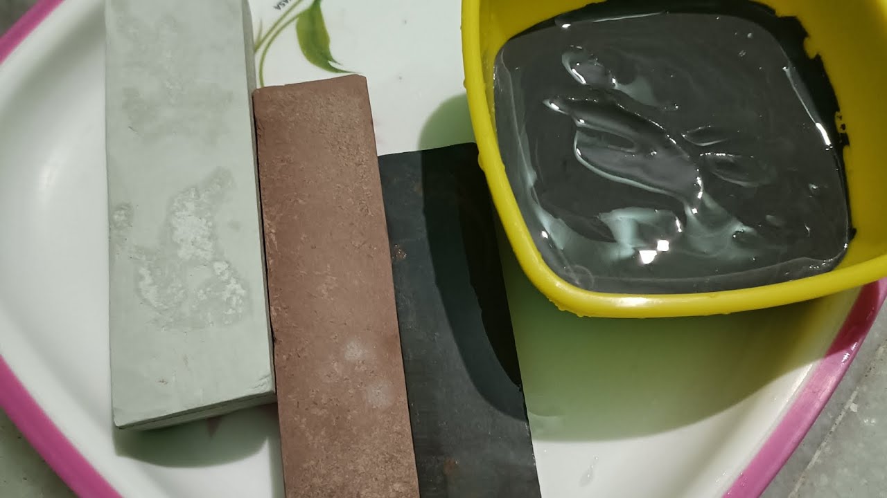 Red bar black paste || part-1 || asmr sound - YouTube