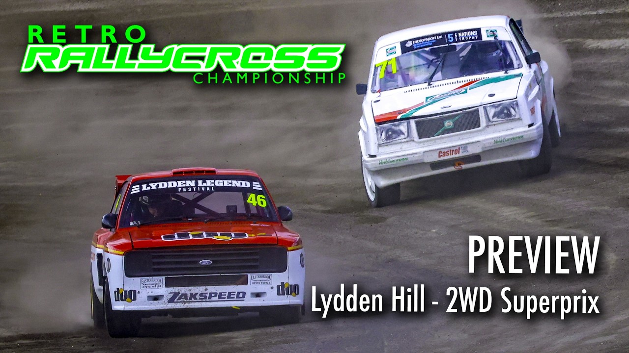 Retro Rallycross Preview 2 Wheel Drive Superprix - YouTube