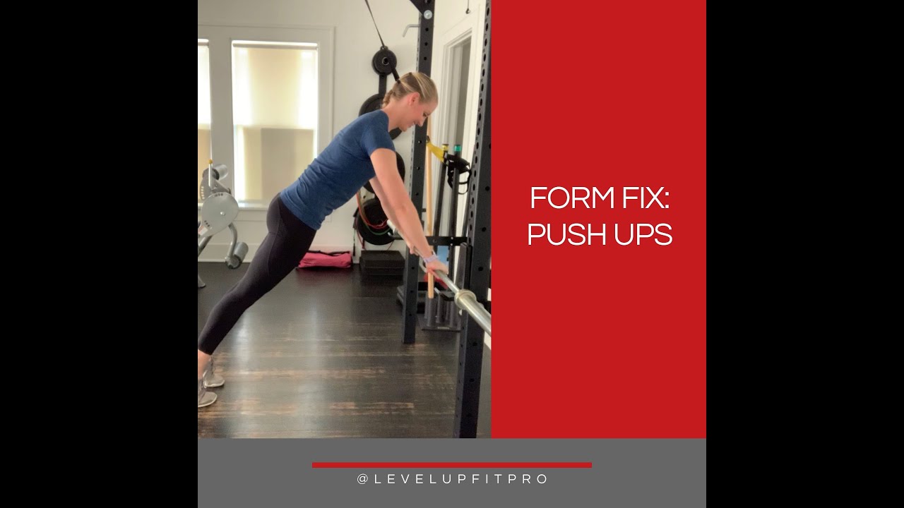 Push up tips and coaching cues - YouTube