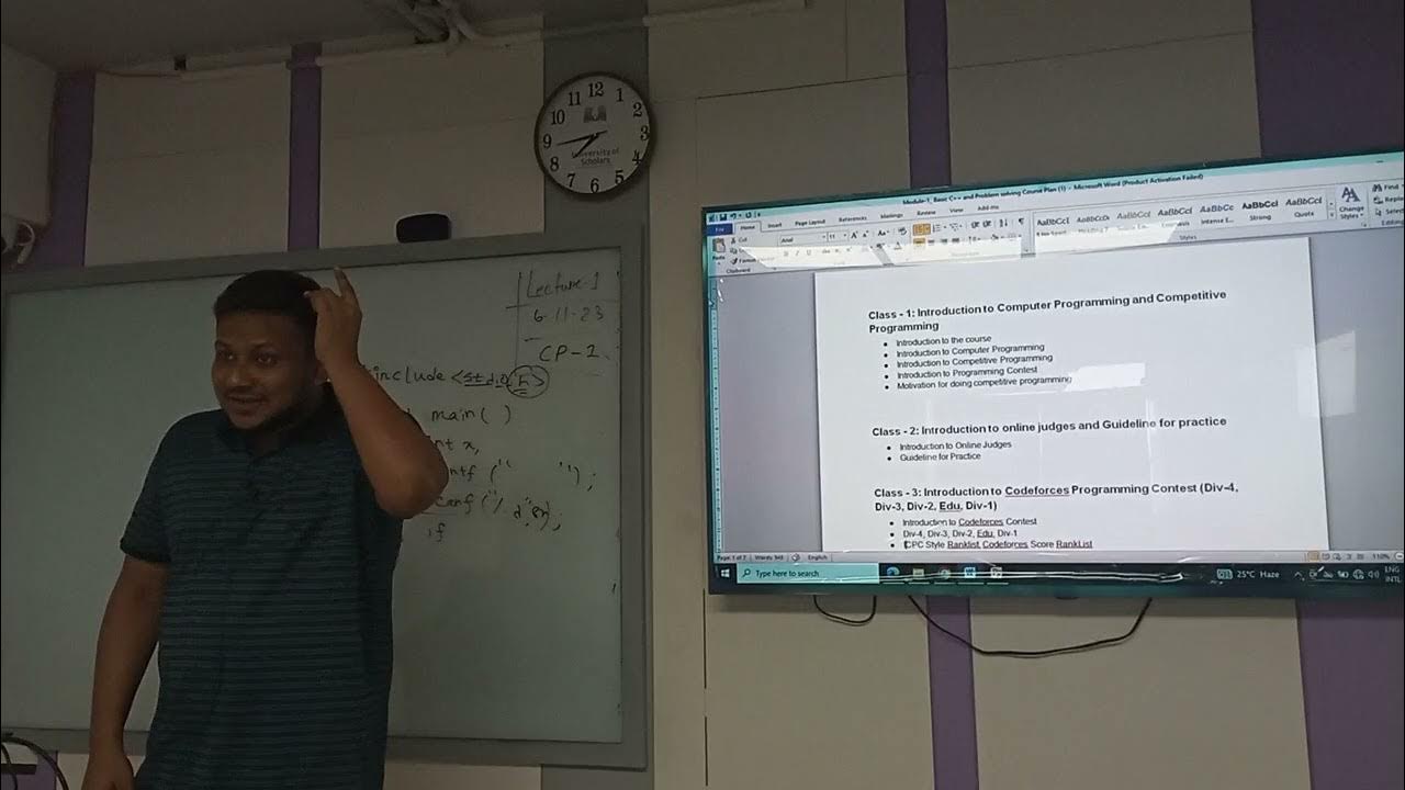 Competitive Programming |Lecture-02 (Repeat)| CSE | RBS | University of Scholars - YouTube