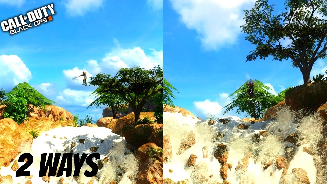 Hunted 2 WAYS to get on the Waterfall on Black ops 3 BO3 Glitches ...