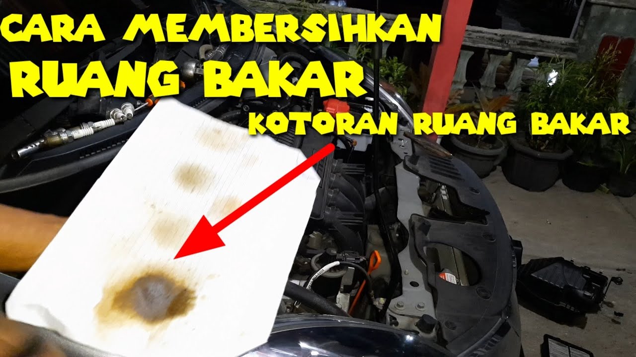 Cara membersihkan ruang bakar mobil - YouTube