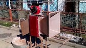 Измельчитель веток с бензиновым двигателем в работе - YouTube
