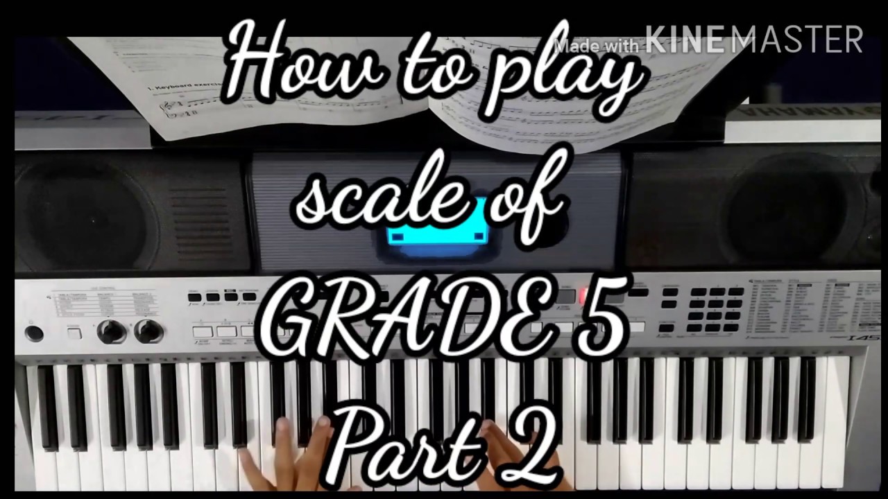 [Electronic keyboard] [GRADE 5] Bb major scale {two octaves} - YouTube