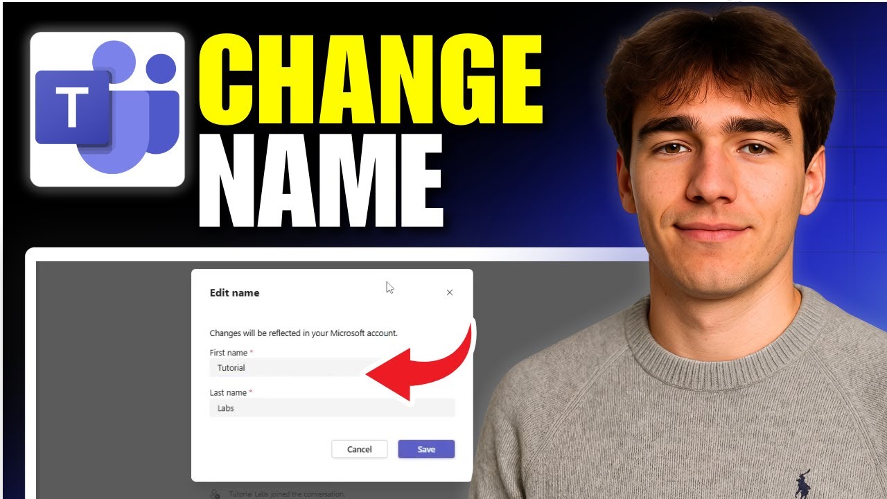 How To Change Name In Microsoft Teams (Tutorial 2026) - YouTube