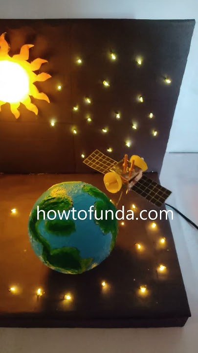 geo satellite working model in solar system project for science ...