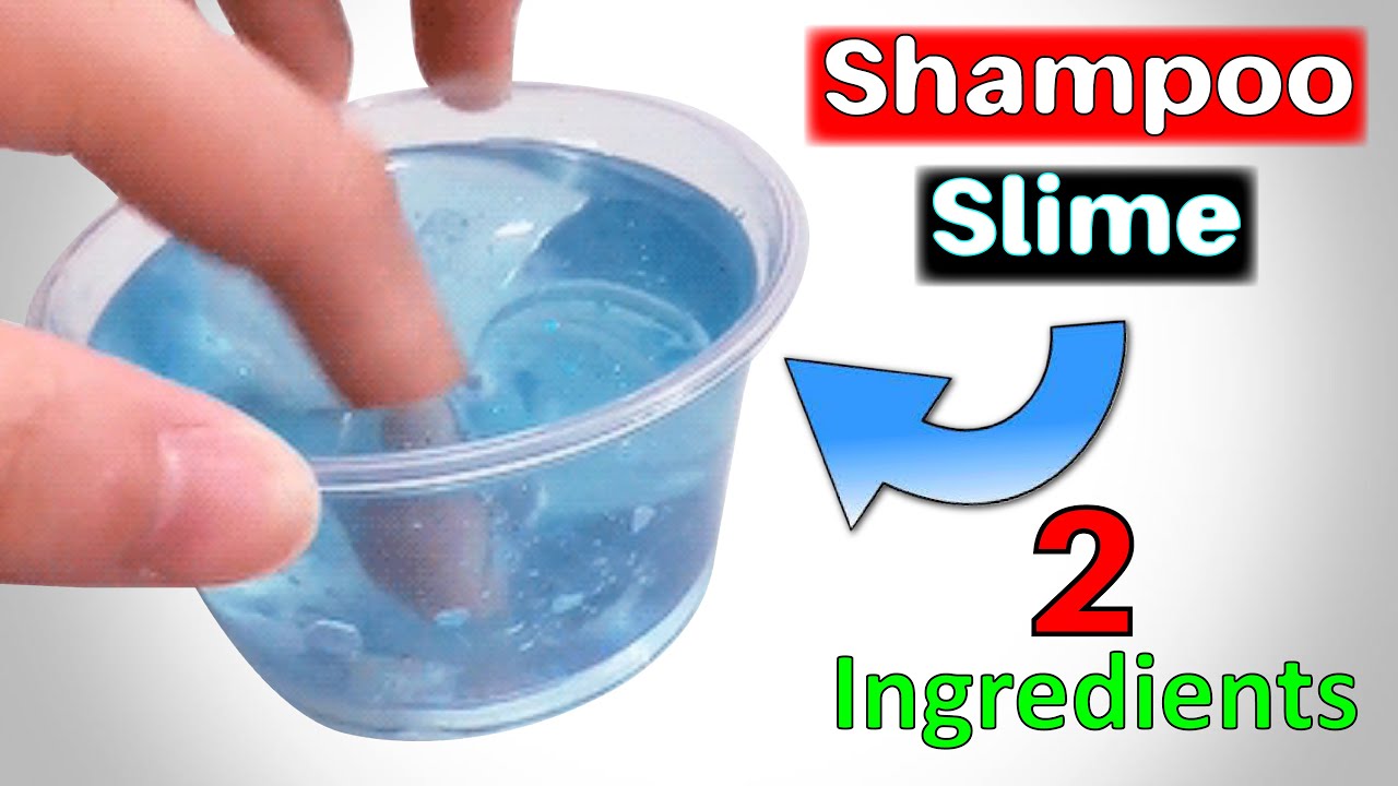 DIY SHAMPOO SLIME ONLY 2 INGREDIENT NO GLUE NO BORAX / MAKING SHAMPOO ...