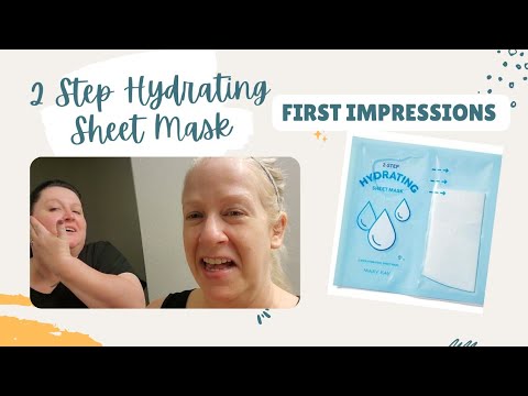 2-Step Hydrating Sheet Mask | first impressions | Mary Kay 2022 ...
