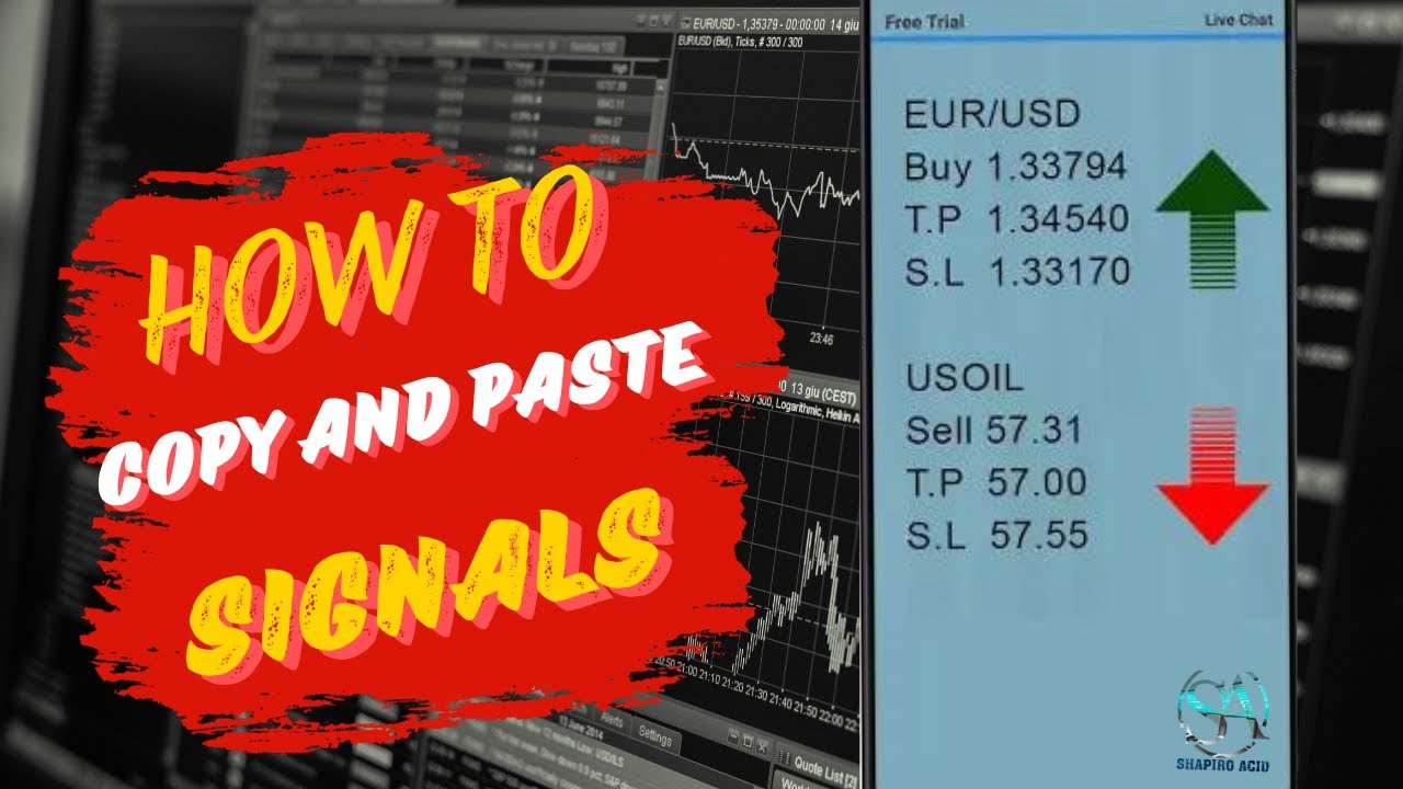 How To Copy And Paste Trading Signal In MT5 - YouTube
